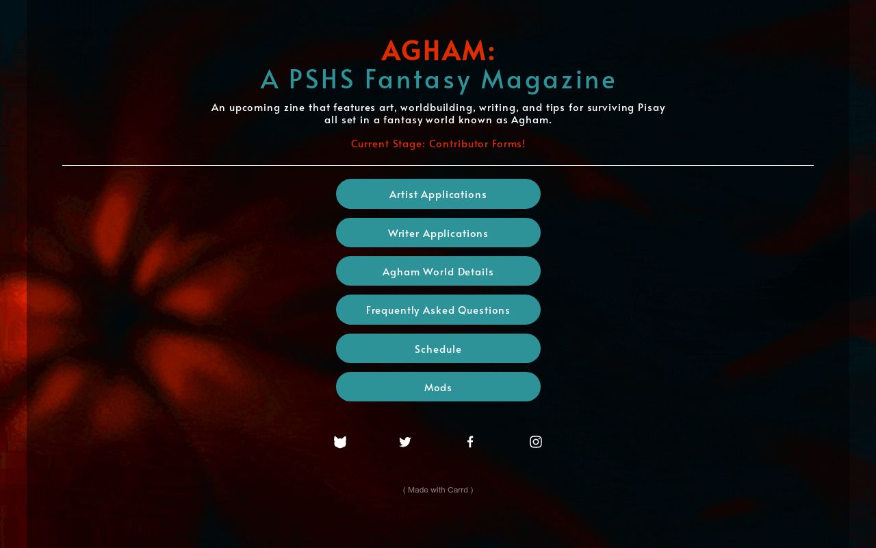 AGHAM: A FANTASY PSHS ZINE